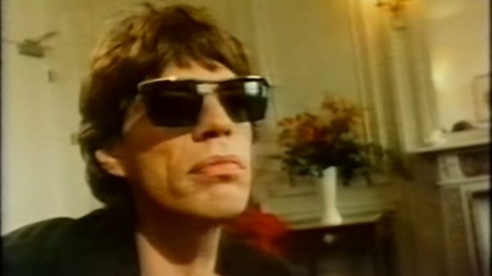 The Tube, Mick Jagger interview, 1983. Rolling Stones on video.