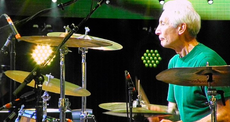 Charlie Watts of The Rolling Stones: Moments Onstage in 2013