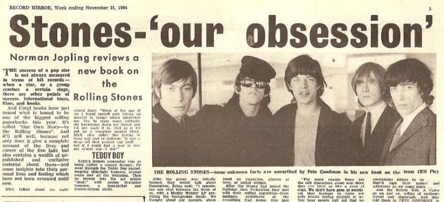 Rolling Stones 1964 Book: An Inside Look at Their Early Days
