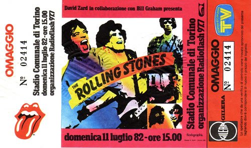 Turin 1982 with The Rolling Stones. See show info, setlist and images.