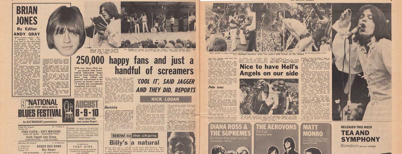 '250.000 happy fans and just a handful of screamers' (NME, 1969)