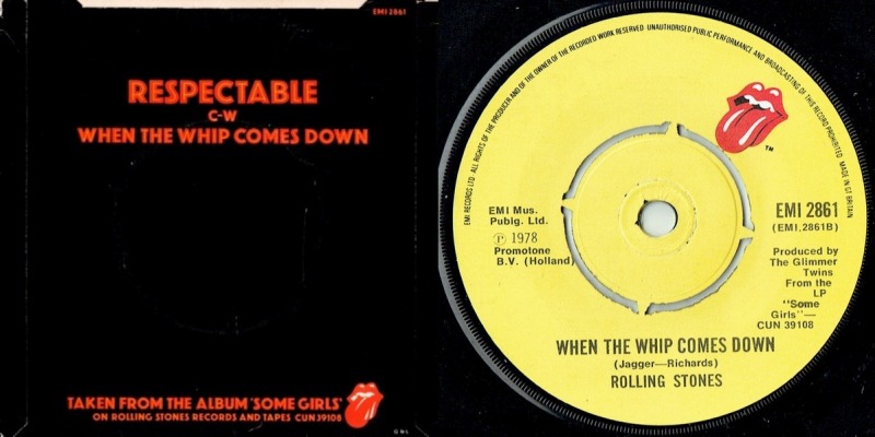 The Rolling Stones When the Whip Comes Down. Música y datos.